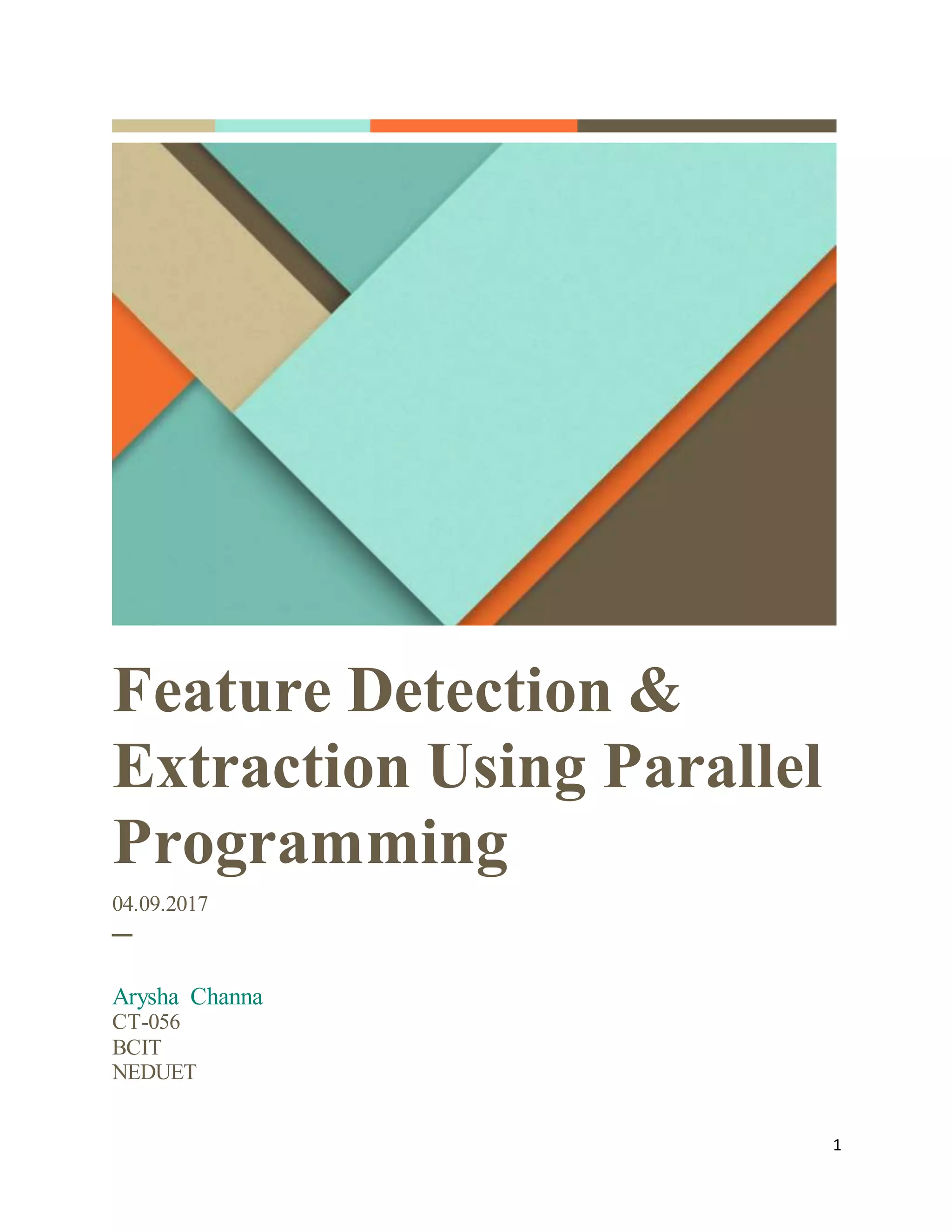 Feature detection & extraction | DOCX