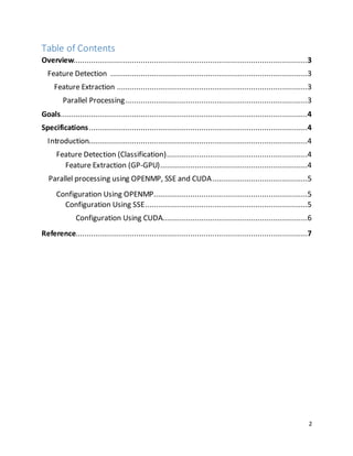 Feature detection & extraction | DOCX