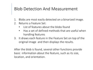 Feature detection - Image Processing | PPTX