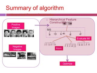 Feature Hierarchies for Object Classification | PPT