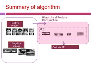 Feature Hierarchies for Object Classification | PPT