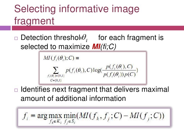 Feature Hierarchies For Object Classification