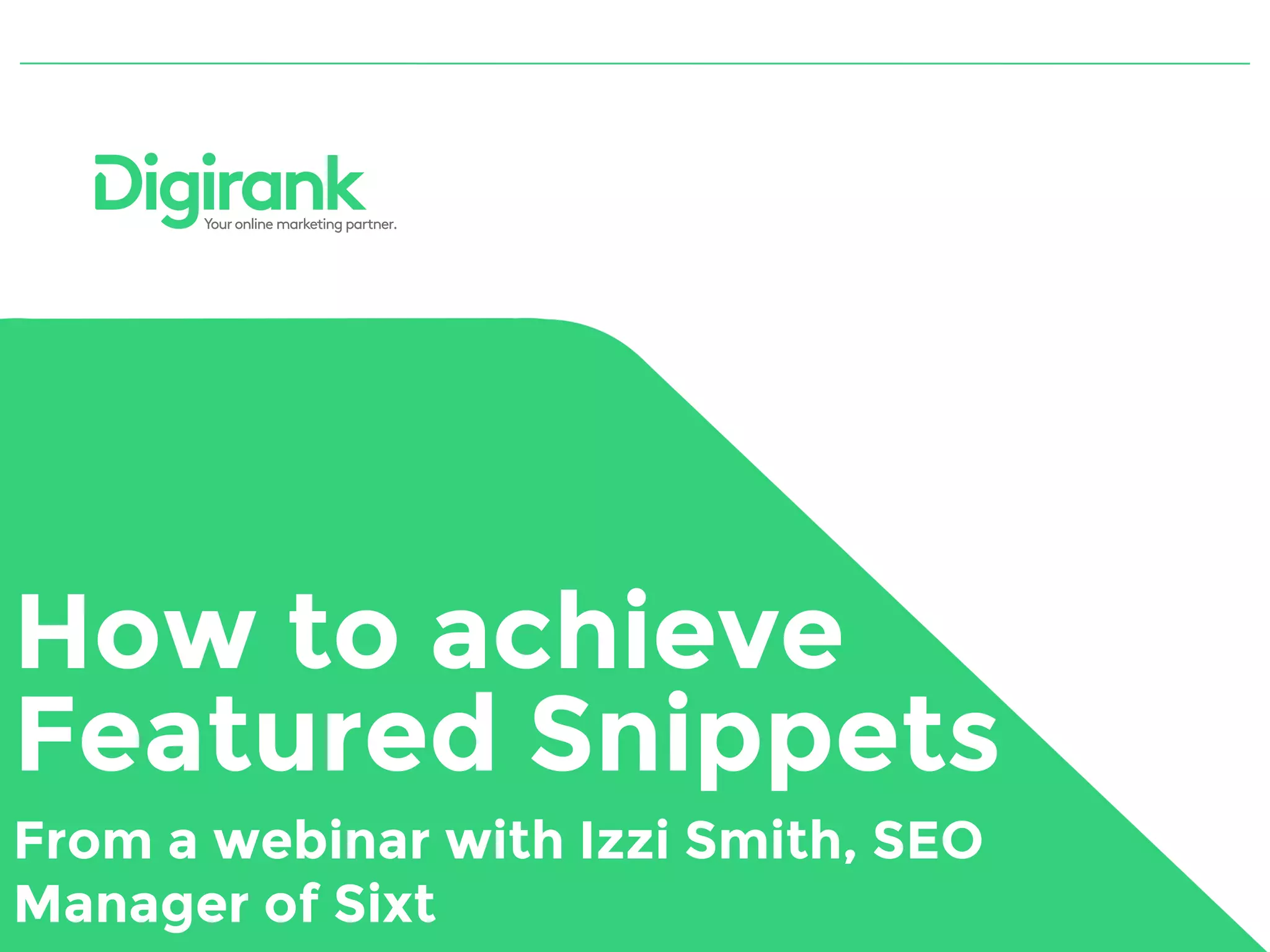 Featured snippets knowledge share | PPT