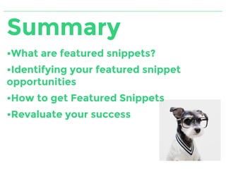 Featured snippets knowledge share | PPT