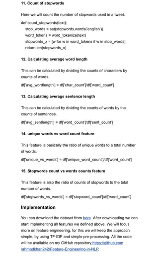 Feature Engineering in NLP.pdf