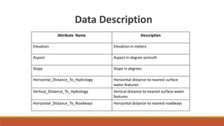 Feature Engineering on Forest Cover Type Data with Decision Trees | PPTX