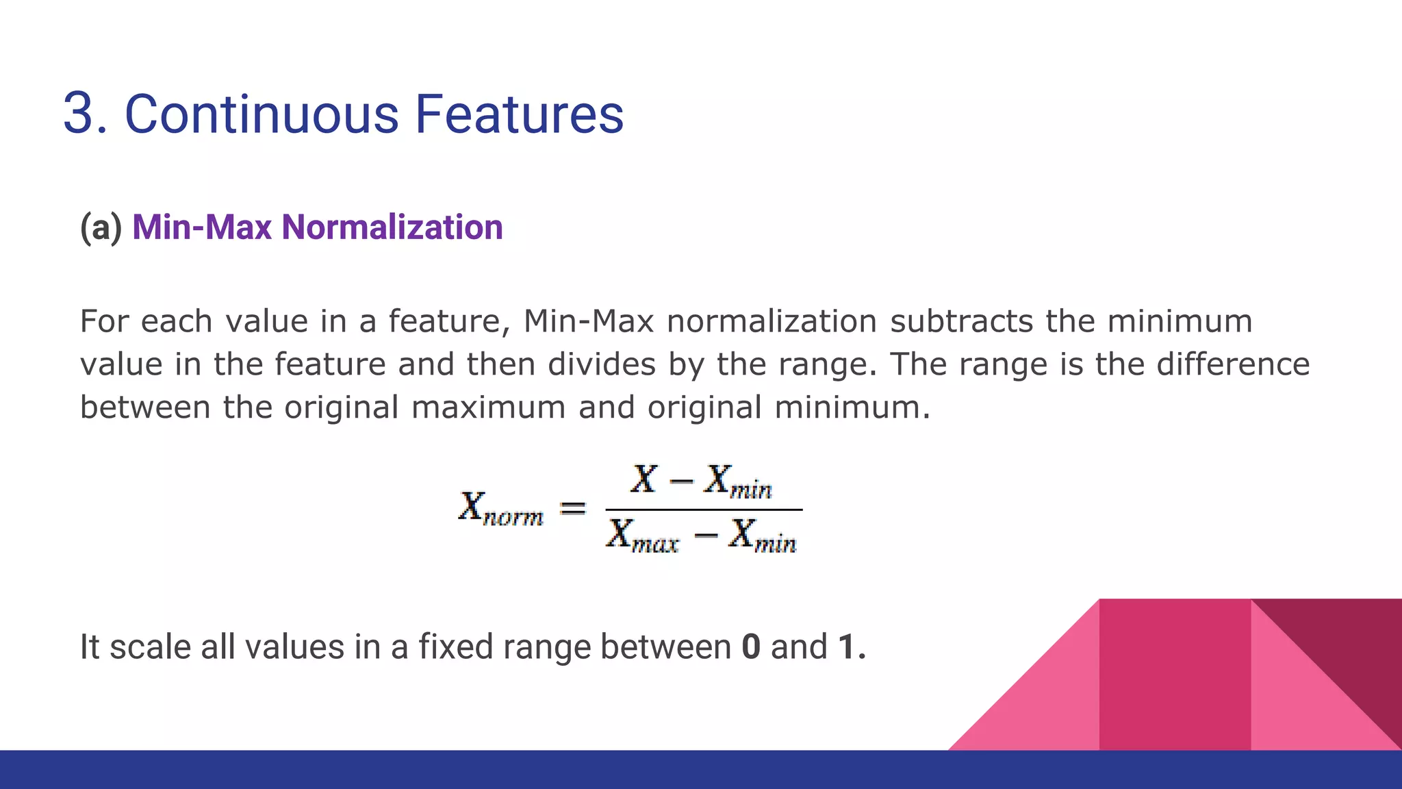 Feature enginnering and selection | PPTX