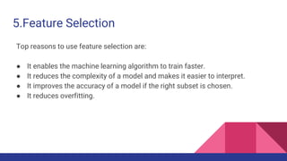 Feature enginnering and selection | PPTX