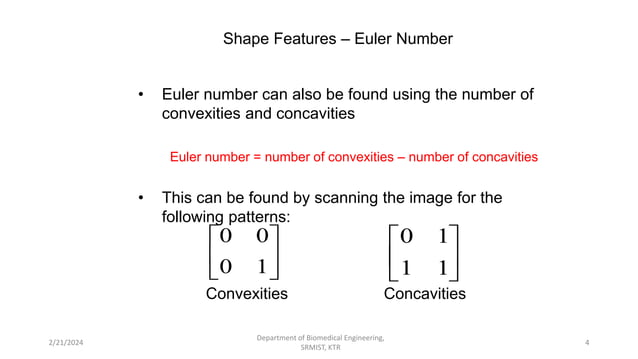 Feature Extraction in image processing- Shape.pptx | Technology & Computing