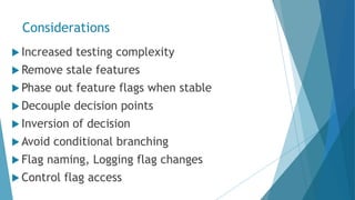 Feature flagging in .net | Computer Software and Applications | Computing