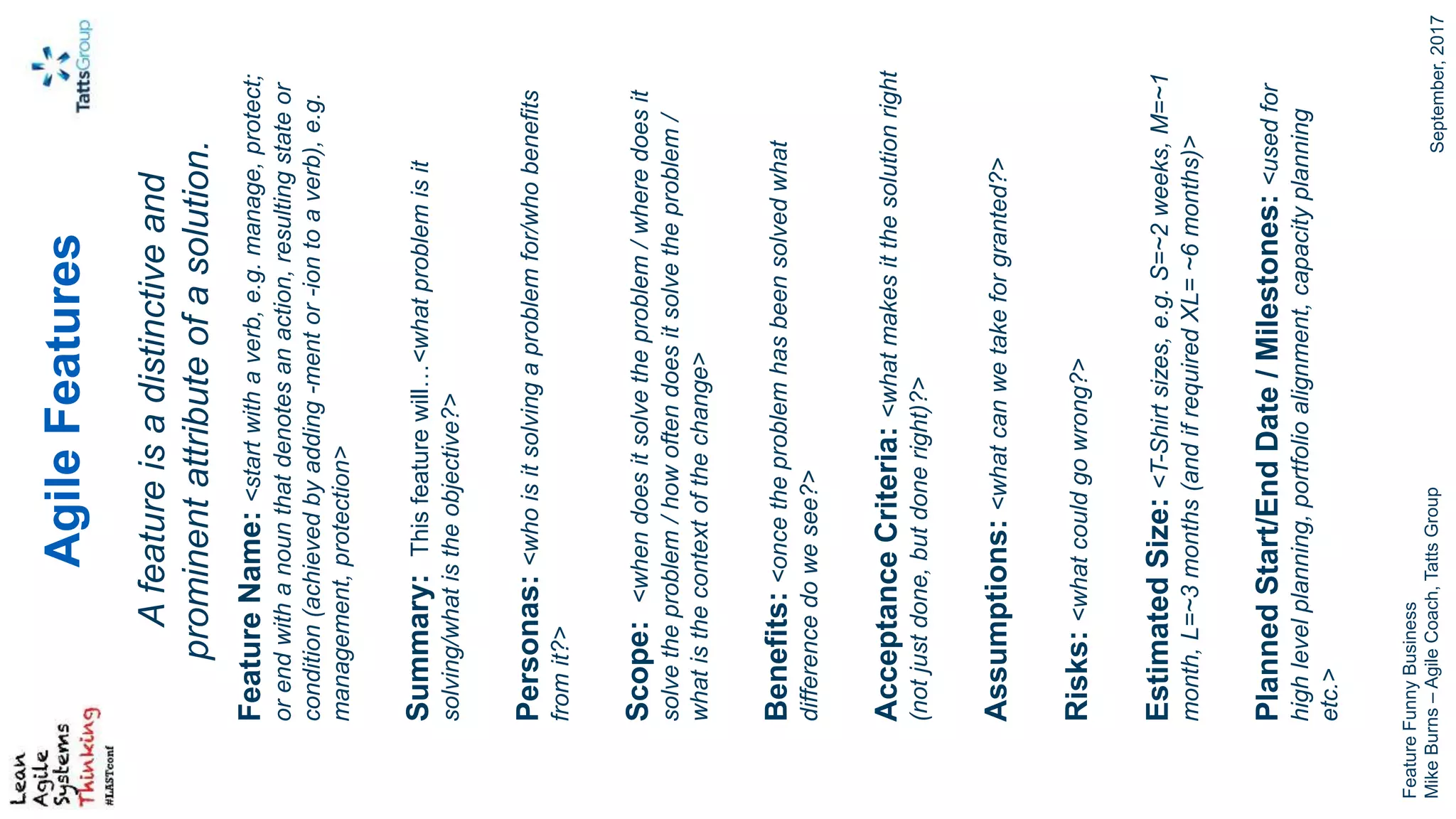 Feature funny business | PPT