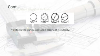 Feature inspection of circularity and roundness | PPTX