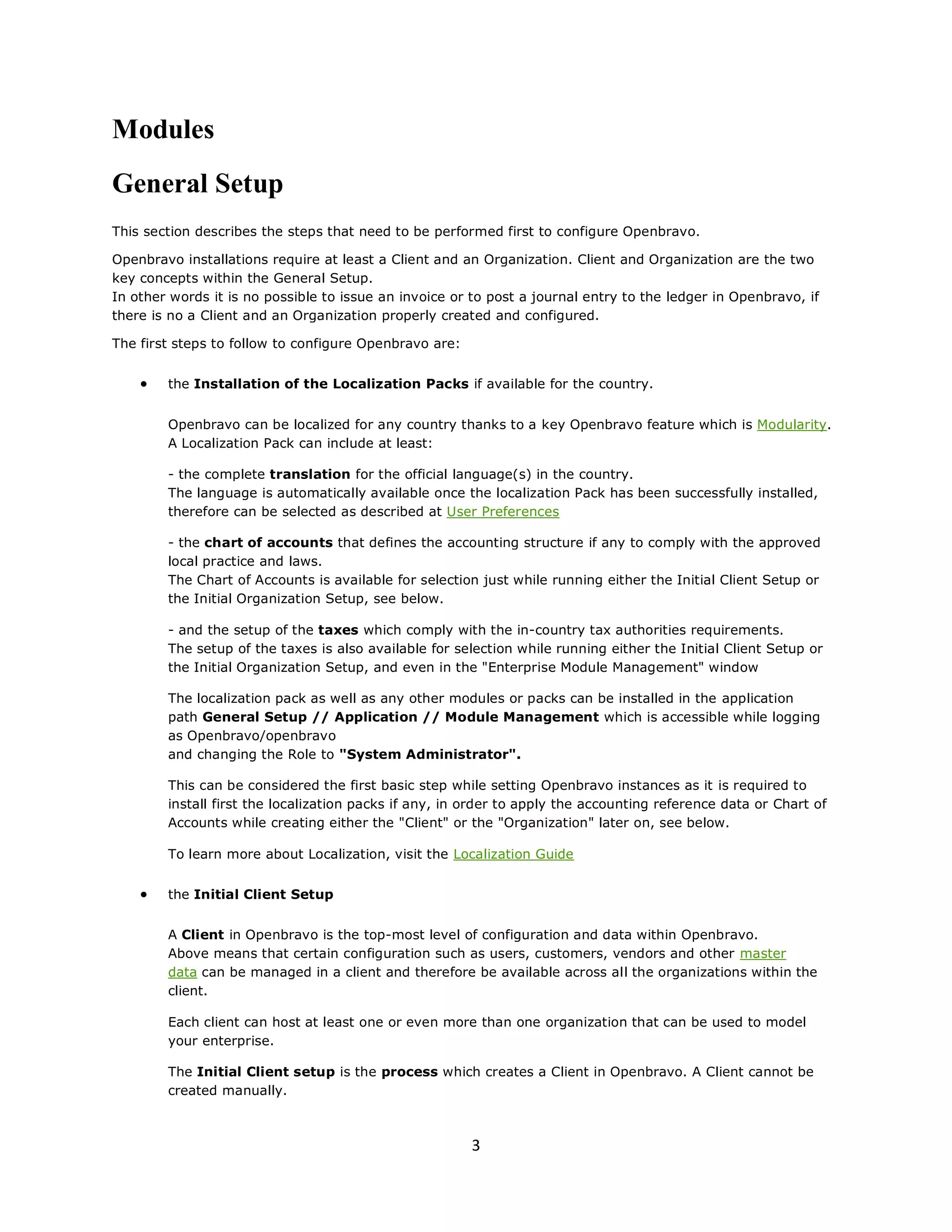 Feature list of openbravo for distribution business | PDF
