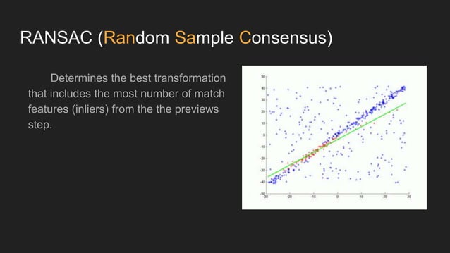 Computer Vision Feature Matching With Ransac Algorithm Ppt