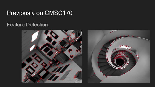 Computer Vision: Feature matching with RANSAC Algorithm | PPT