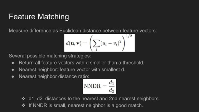 Computer Vision Feature Matching With Ransac Algorithm