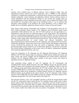 Feature model based commonality and variability analysis for virtual cluster disk provisioning ...