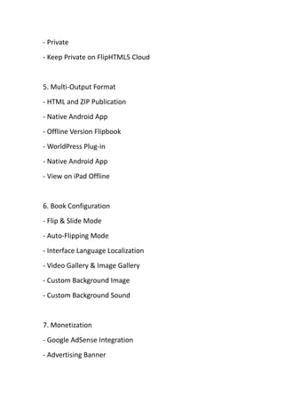Features | DOCX | Desktop Publishing | Computer Software and Applications