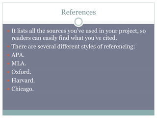 Parts of Research paper | PPTX | Science