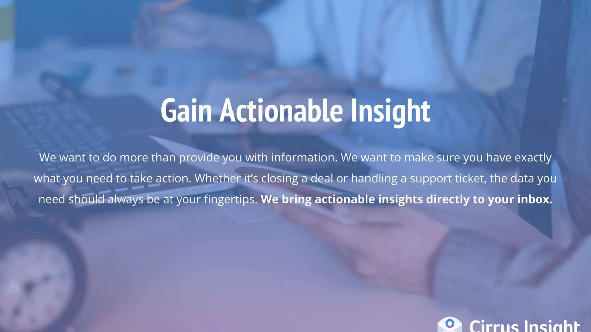 Cirrus Insight Features Deck | PPT