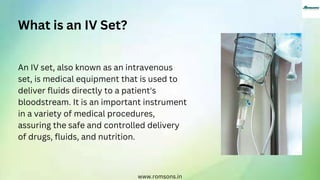 Features and Benefits of IV Set in India.pptx