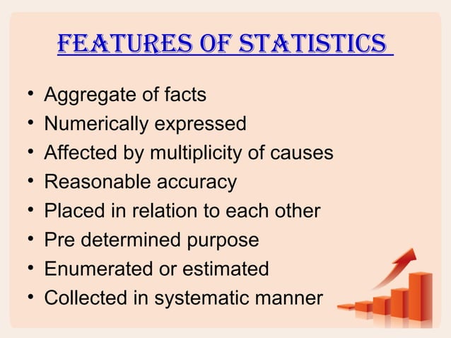 Features and functions of statitics | PPT | Science