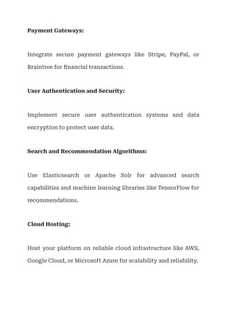 Features and Technologies required to build an Udemy clone script | PDF | Web Development | Internet