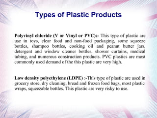 Features & benefits of Plastic Products | PPT