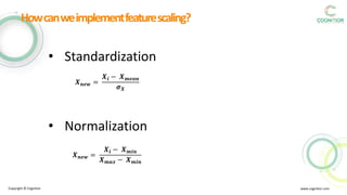 Feature scaling | PPTX