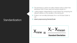 Feature scaling | PPTX