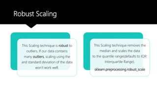 Feature scaling | PPTX