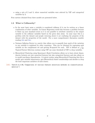 Feature selection | PDF