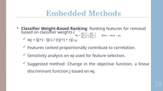 Feature Selections Methods | PPTX