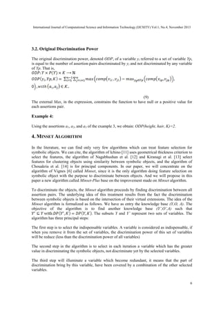 Feature selection on boolean symbolic objects | PDF