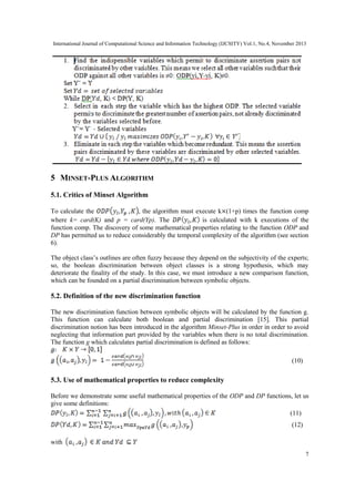 Feature selection on boolean symbolic objects | PDF