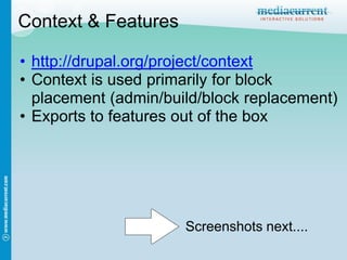 Drupal Presentation for CapitalCamp 2011: Features Driven Development | PDF | Internet for ...