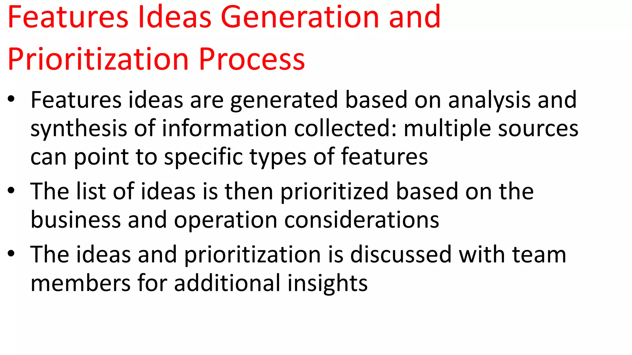 Games features ideas and prioritization | PPTX