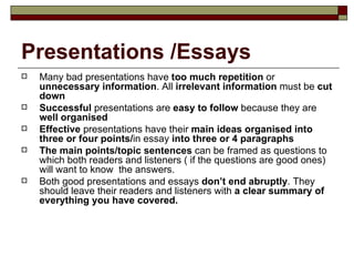 Features of academic essay | PPT