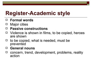 Features of academic essay | PPT