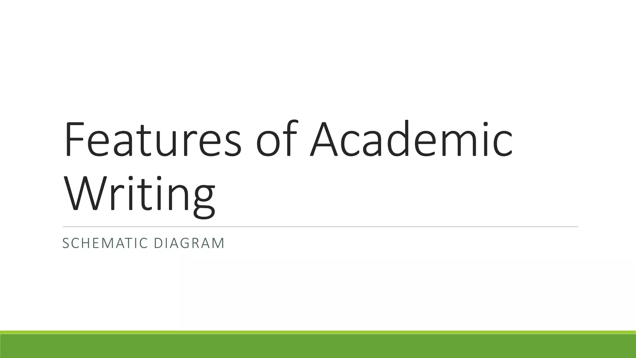 Features of academic writing | PPTX