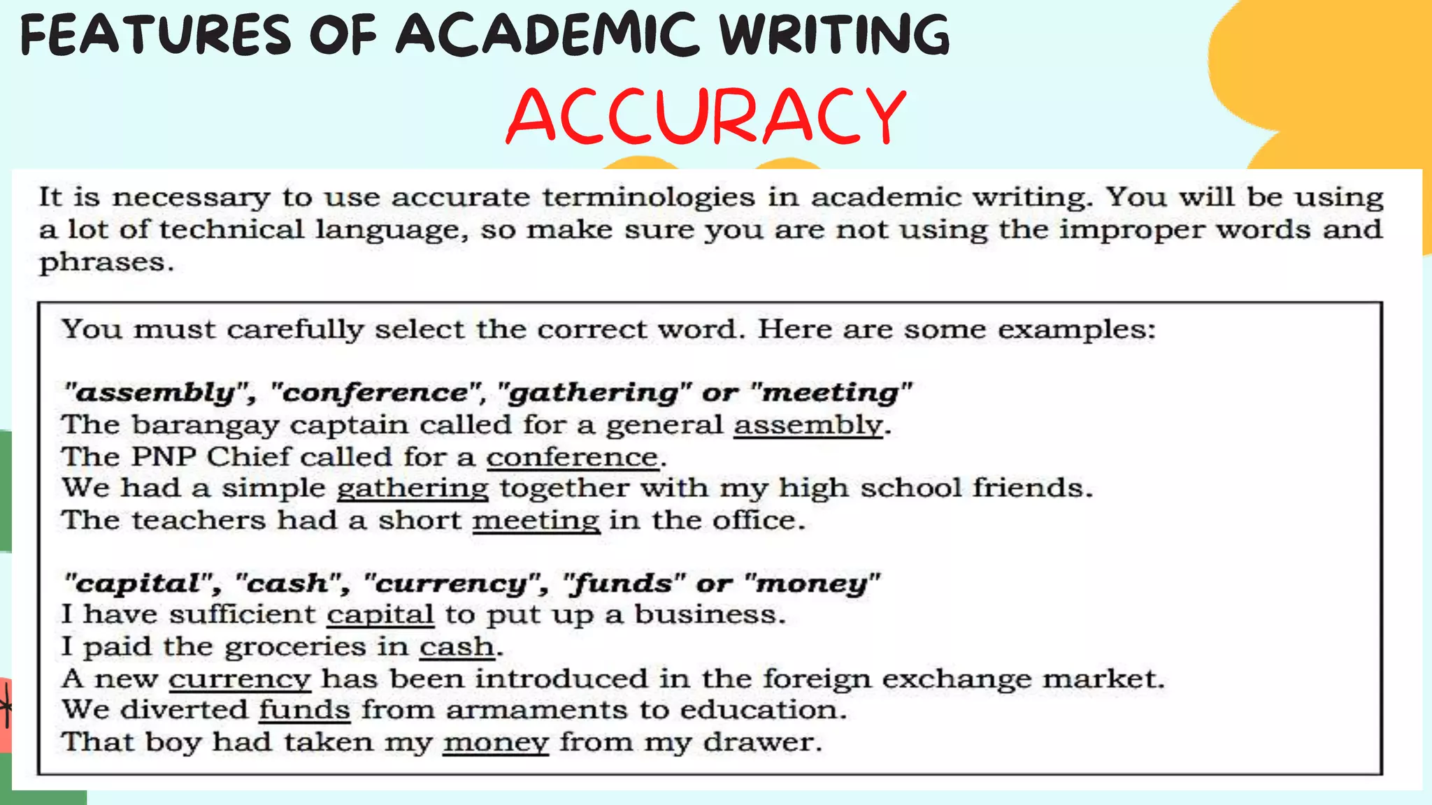 FEATURES OF ACADEMIC WRITING.pptx