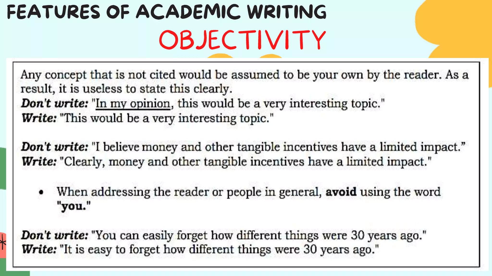 FEATURES OF ACADEMIC WRITING.pptx