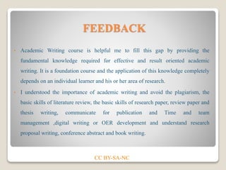 Features of academic writing by archana.ppt