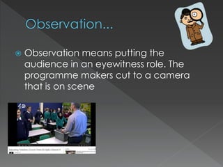 Features of a documentary | PPTX