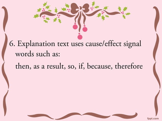 Features of an Explanation Text | PPT | Geology | Science