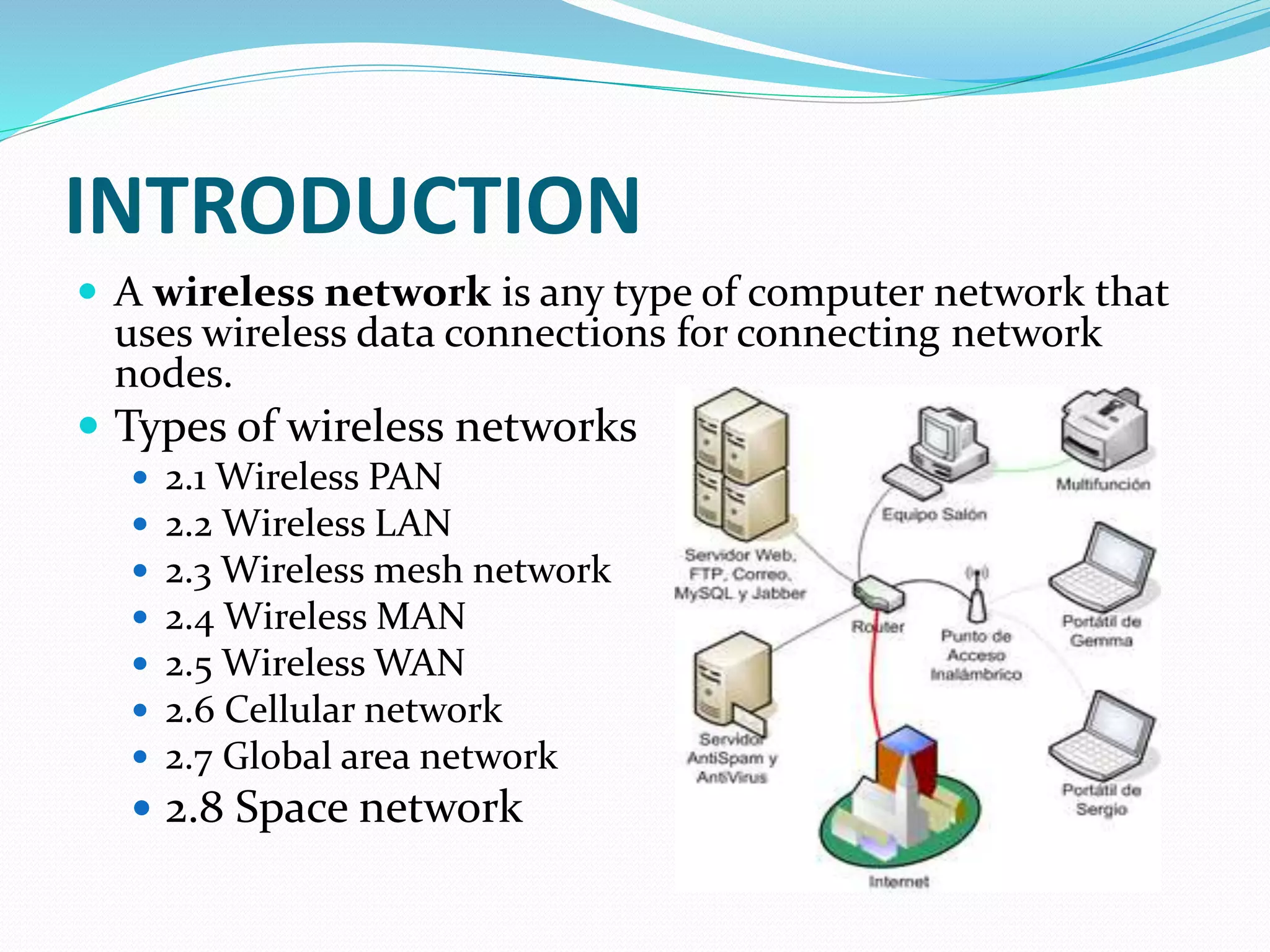 Features of a wireless network | PPTX