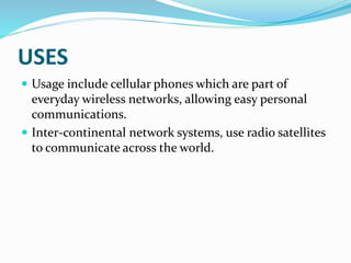 Features of a wireless network | PPTX