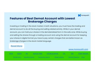Features of Best Demat Account with Lowest Brokerage Charges.pdf
