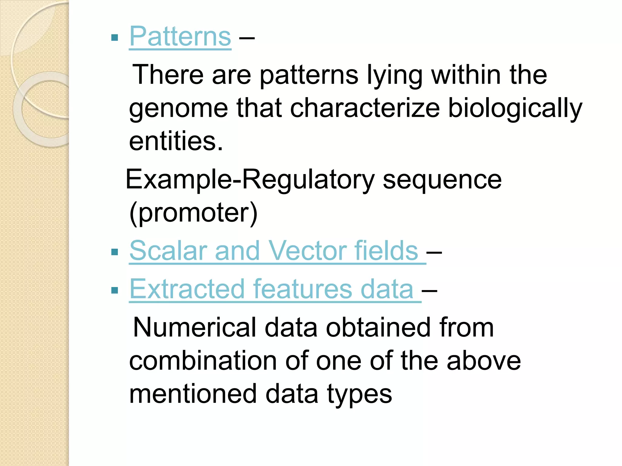 Features of biological databases | PPTX