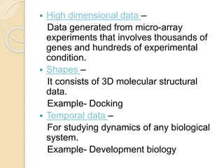 Features of biological databases | PPTX